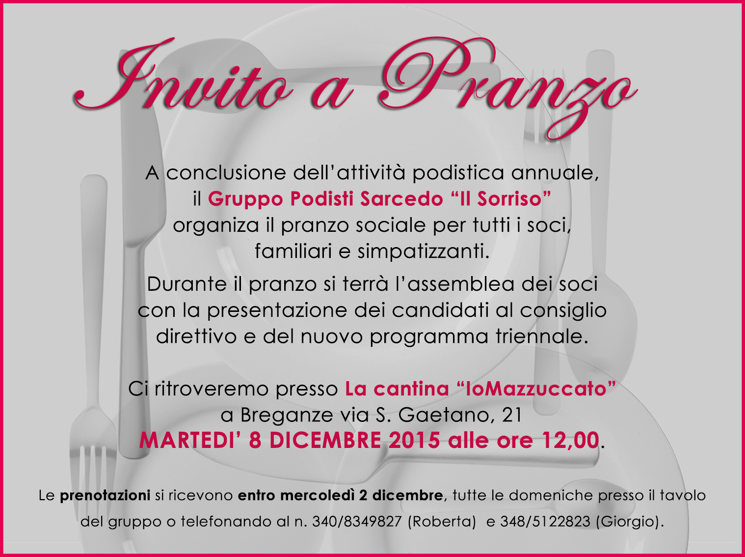 IN EVIDENZA - Gruppo Podisti "Il Sorriso" Sarcedo A.S.D.